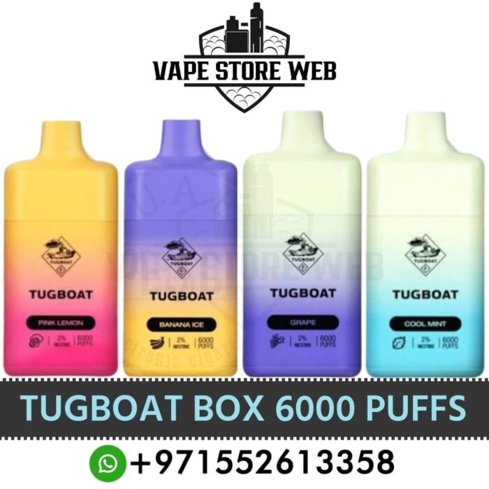 Tugboat Ultra 6000 puffs The Ultimate Disposable Vape in UAE