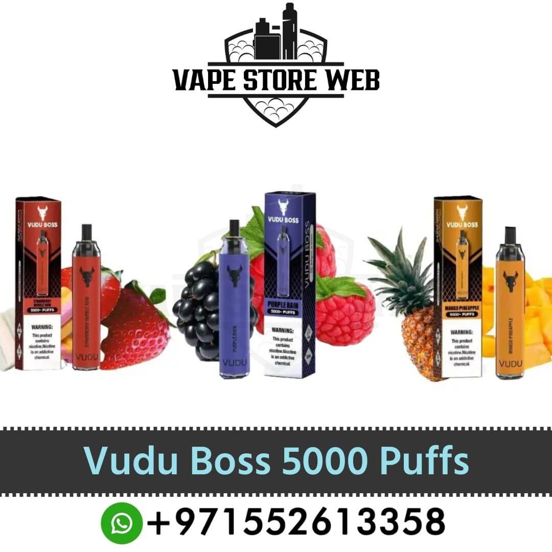 Best VUDU Boss 5000 Puffs 50Mg Disposable Vape In Dubai